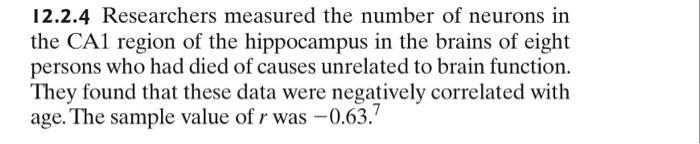 Solved 12.2.11 For each of the following examples, explain | Chegg.com