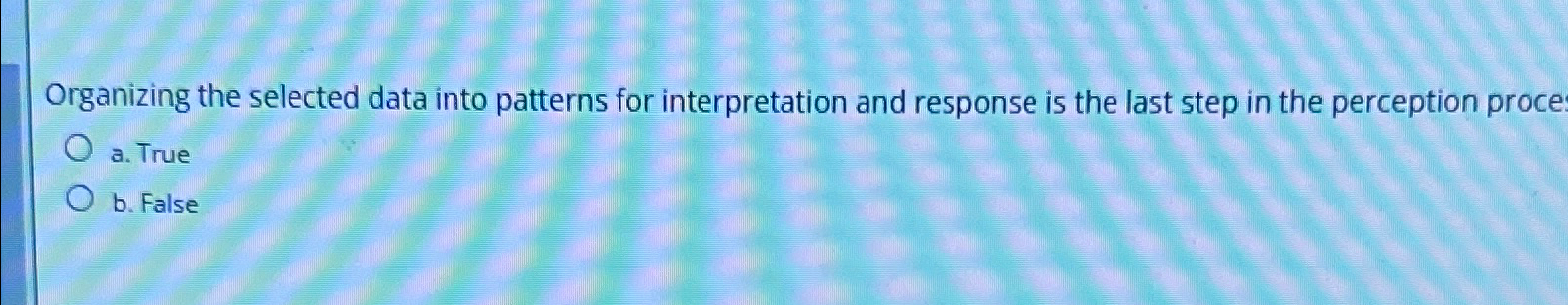 Solved Organizing the selected data into patterns for | Chegg.com