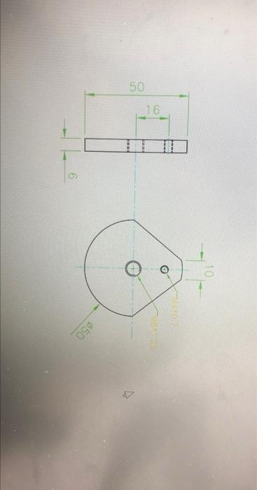 Solved can you please show me how to draw this crank in 2D | Chegg.com