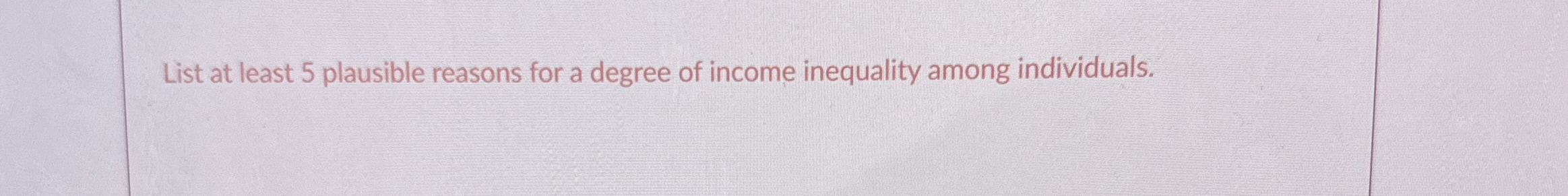 Solved List at least 5 ﻿plausible reasons for a degree of | Chegg.com
