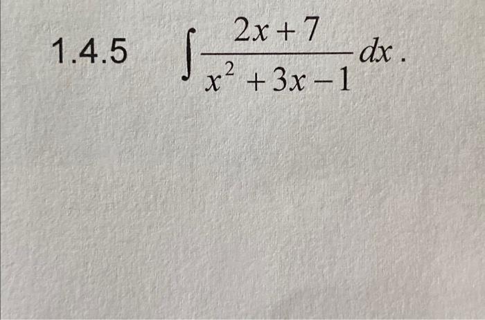 Solved determine the following integrals | Chegg.com