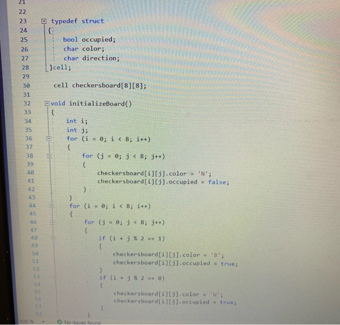 C++ to play a game of checkers. A simple checkers | Chegg.com