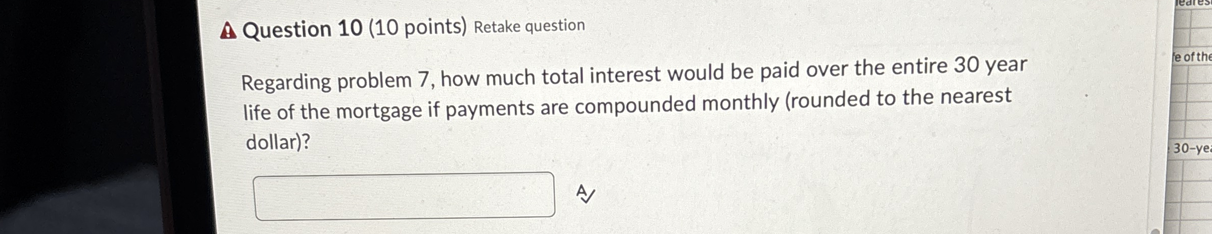 Solved Question 10 (10 ﻿points) ﻿Retake questionRegarding | Chegg.com