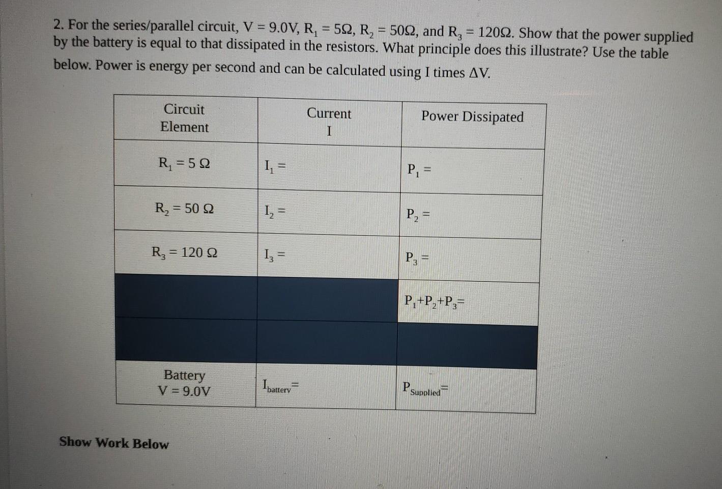 Solved Part III: Resistors in Series and Parallel. Set up | Chegg.com