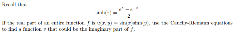 Solved Cauchy-Riemann equationsNeed assistance in solving | Chegg.com