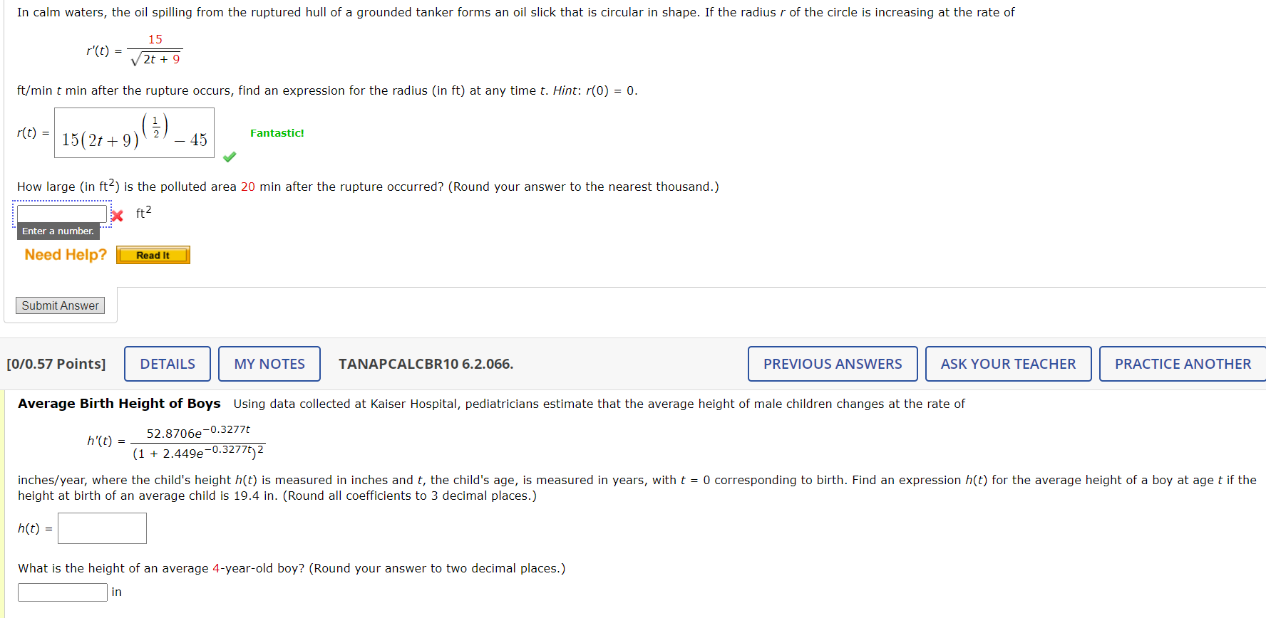 Solved In calm waters, the oil spilling from the ruptured | Chegg.com