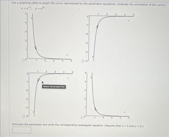 Solved Use a graphing utility to graph the curve represented | Chegg.com