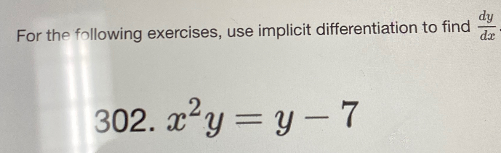 Solved For the following exercises, use implicit | Chegg.com