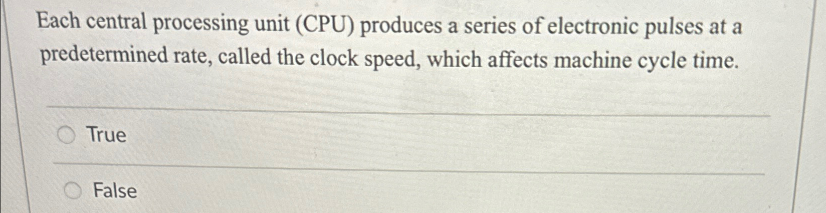 Solved Each central processing unit (CPU) produces a series | Chegg.com Solved Each central processing unit (CPU) produces a series | Chegg.com