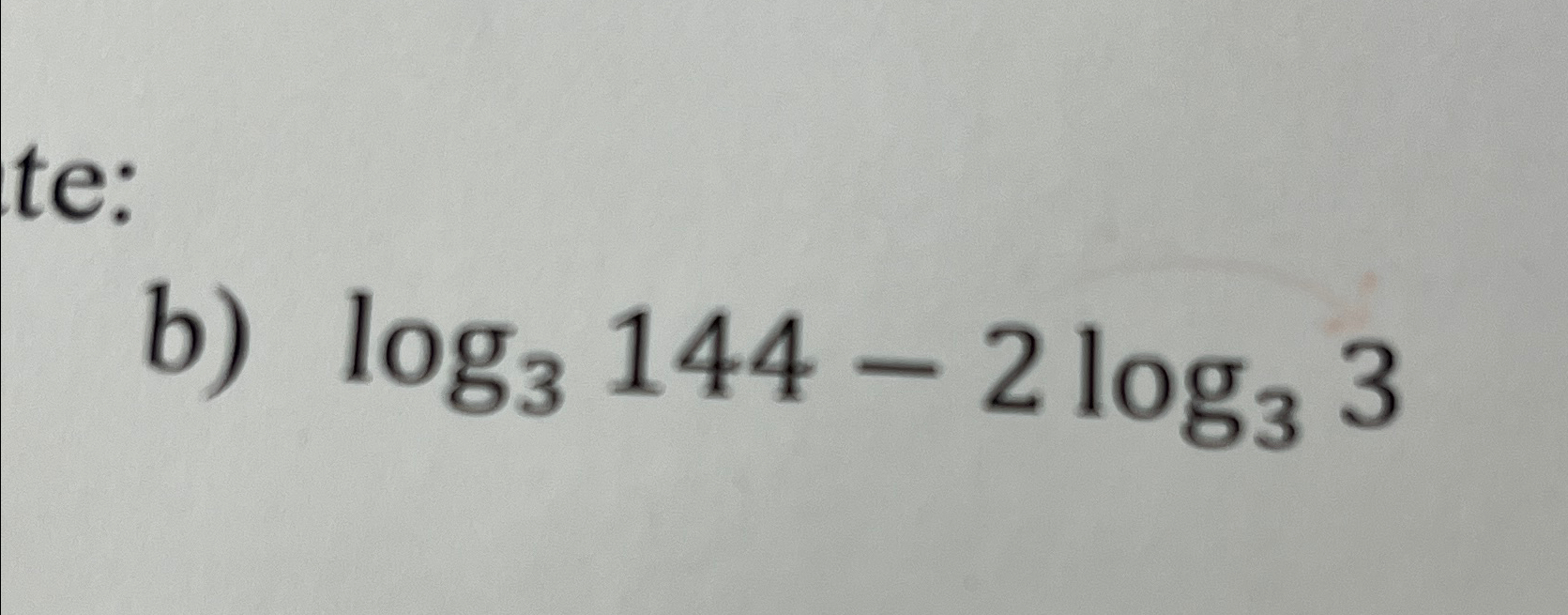 Solved Write as single logarithm then | Chegg.com