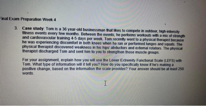 Solved 3. Case study: Tom is a 36 year-old businessman that | Chegg.com