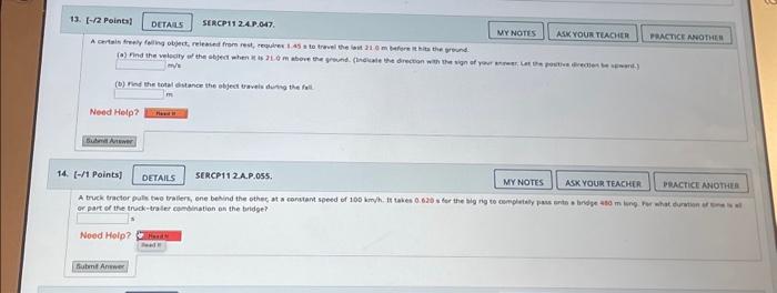 Solved 13. [-/2 Points] Need Help? (b) Find the total | Chegg.com