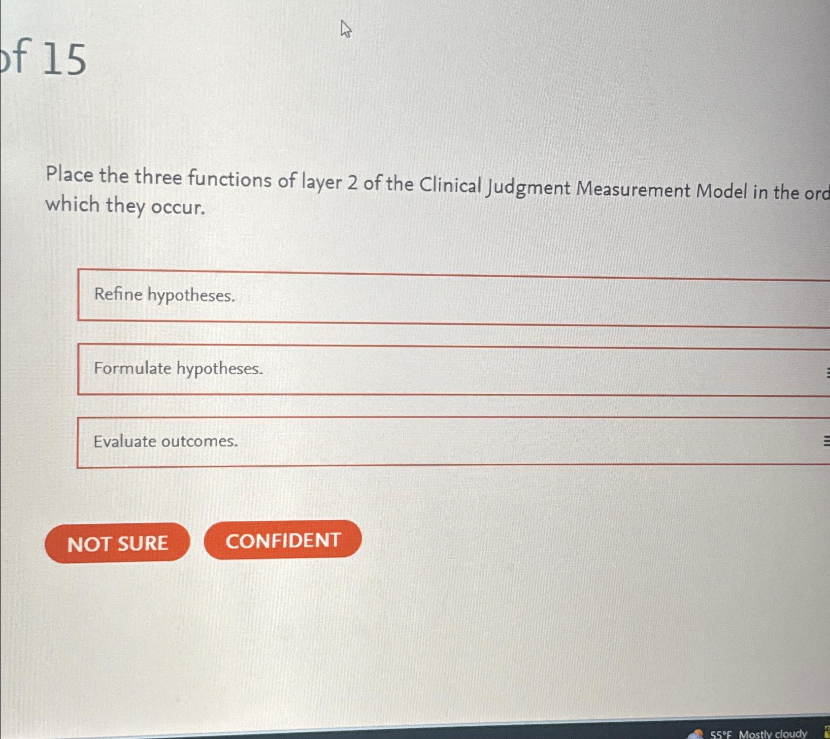 Solved f 15Place the three functions of layer 2 ﻿of the | Chegg.com