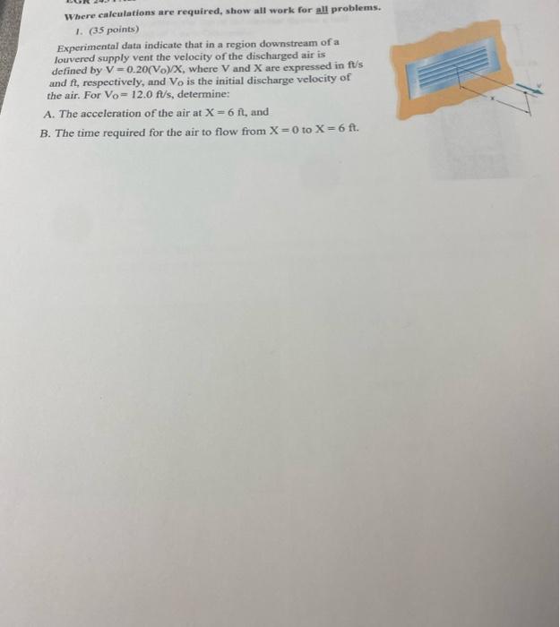 Solved 1. (35 points) Experimental data indicate that in a | Chegg.com