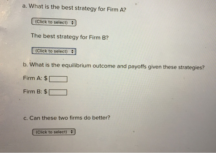 Solved ADVANCED ANALYSIS The following game-theory matrix | Chegg.com