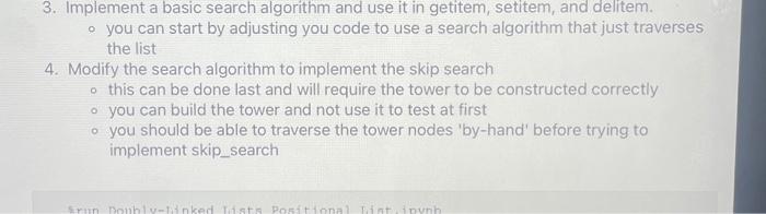 Solved 3. Implement a basic search algorithm and use it in | Chegg.com