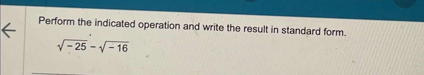 Solved Perform the indicated operation and write the result | Chegg.com