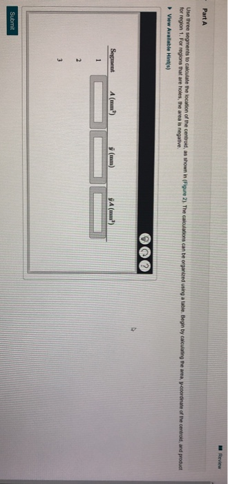 Solved Composite Bodies Learning Goal: To calculate the | Chegg.com