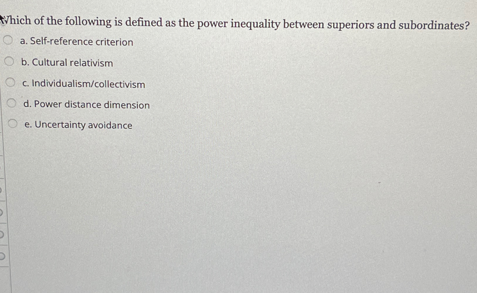 Solved Which of the following is defined as the power | Chegg.com