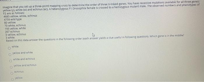 Solved Imagine that you set up a three-point mapping cross | Chegg.com