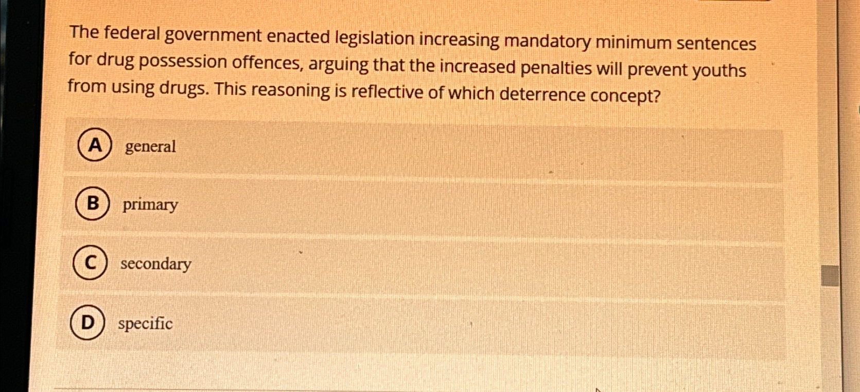 Solved The federal government enacted legislation increasing | Chegg.com