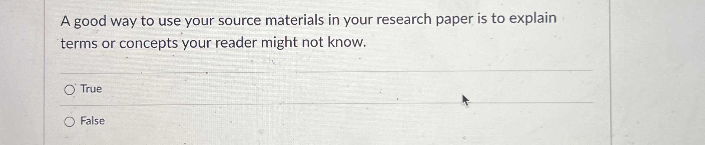 Solved A good way to use your source materials in your | Chegg.com