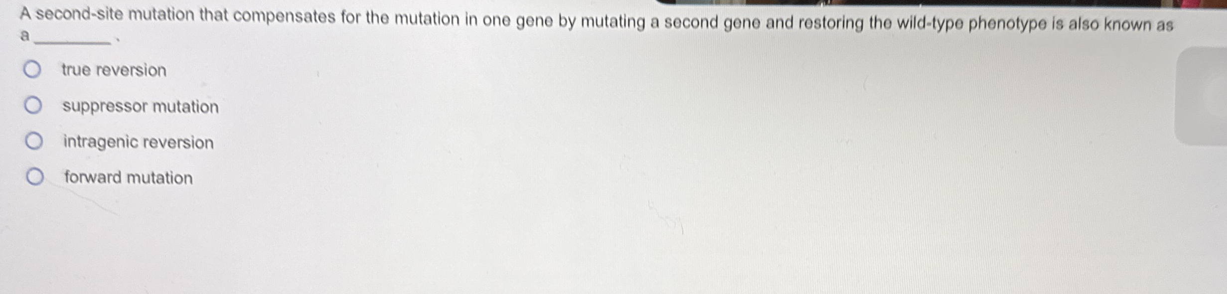 High Quality SOLUTION A second-site mutation that compensates for the ...