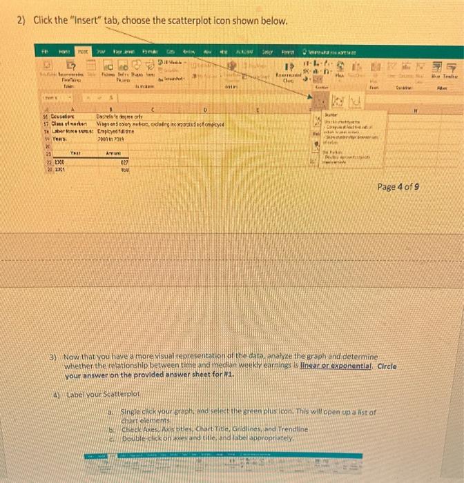 Submission: Upload your Excel file AND completed | Chegg.com