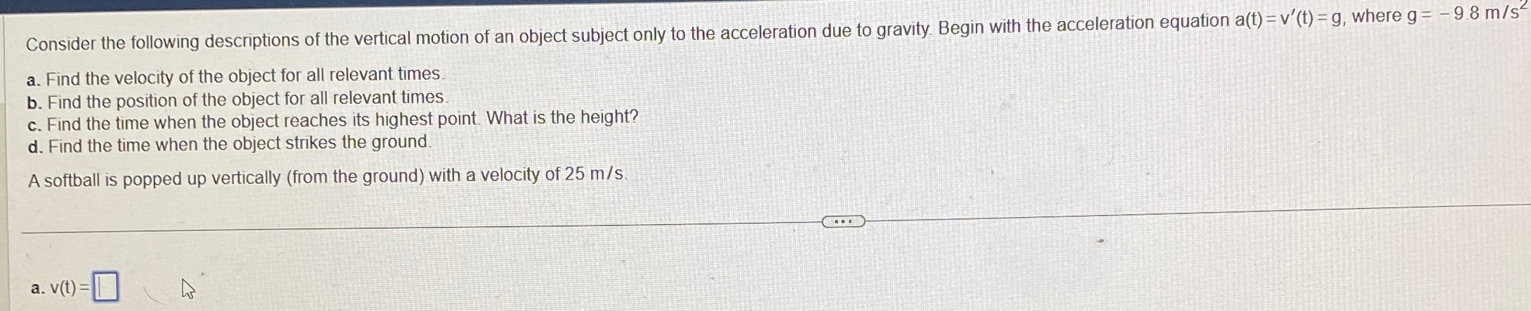 Solved Consider the following descriptions of the vertical | Chegg.com