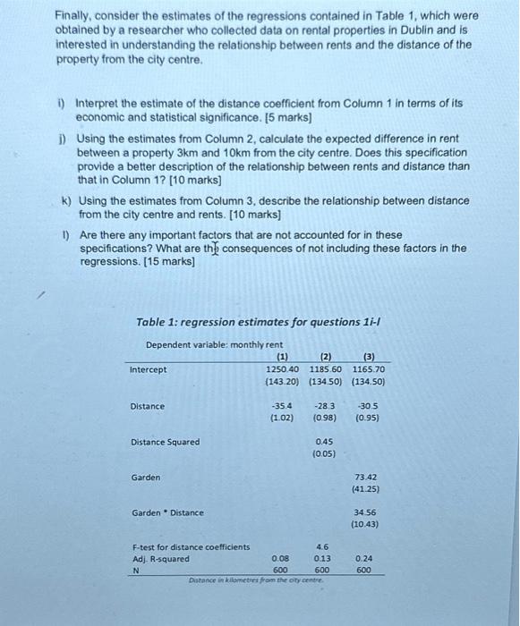 Solved Now consider the following equation estimated using | Chegg.com