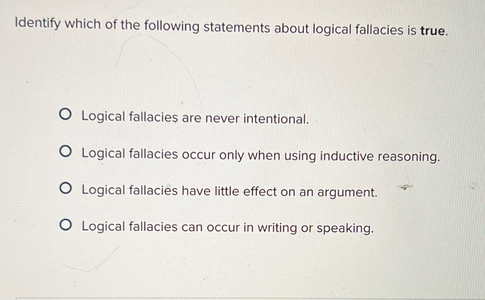 Solved Identify which of the following statements about | Chegg.com