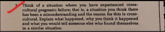 3 Think of a situation where you have experienced | Chegg.com