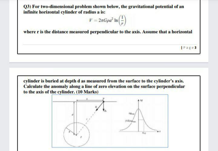 Solved Q3) For two-dimensional problem shown below, the | Chegg.com