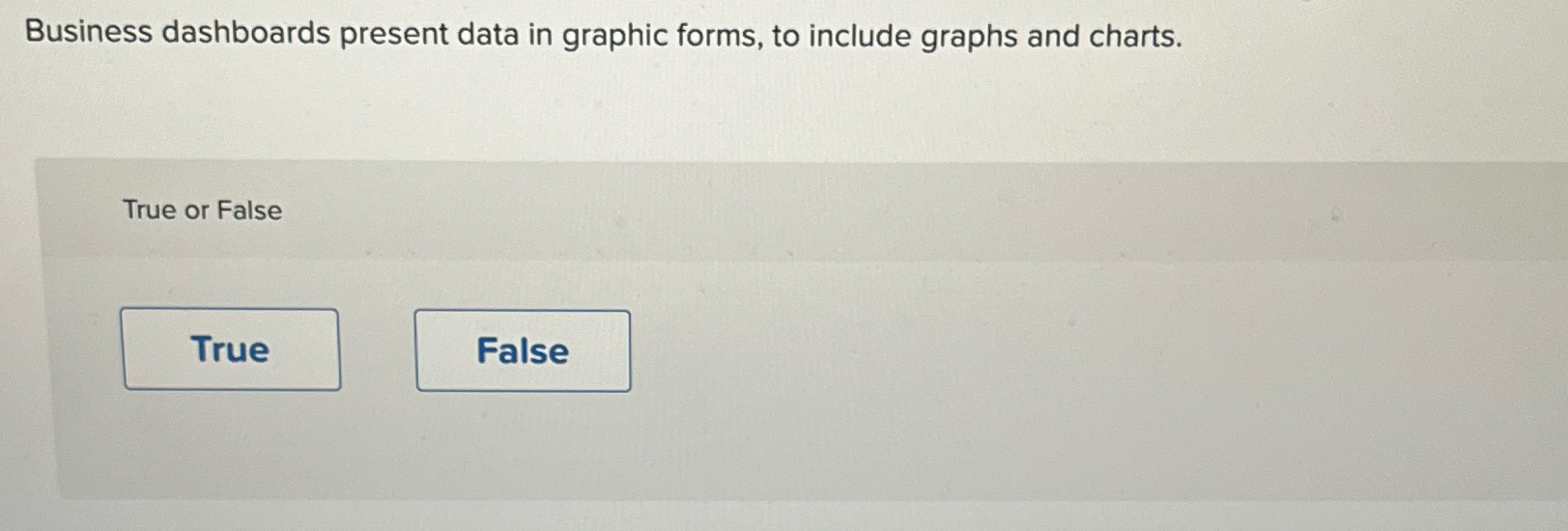 Solved Business dashboards present data in graphic forms, to | Chegg.com