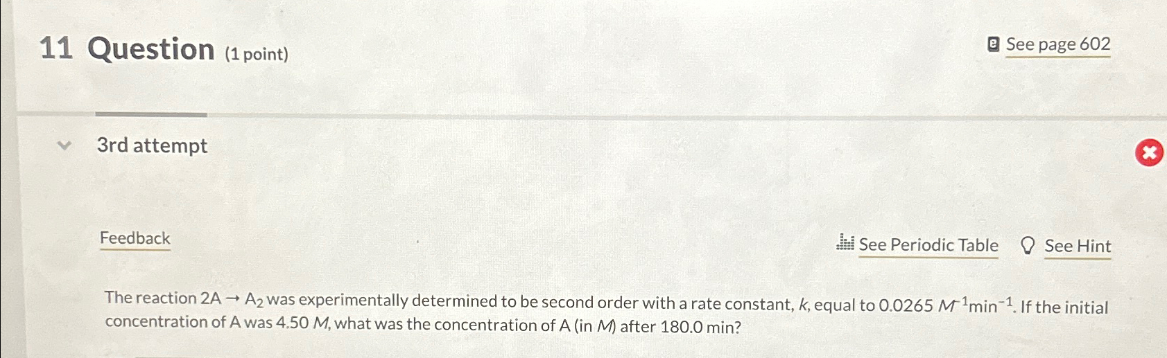 Solved 11 ﻿Question (1 ﻿point)B See page 6023rd | Chegg.com