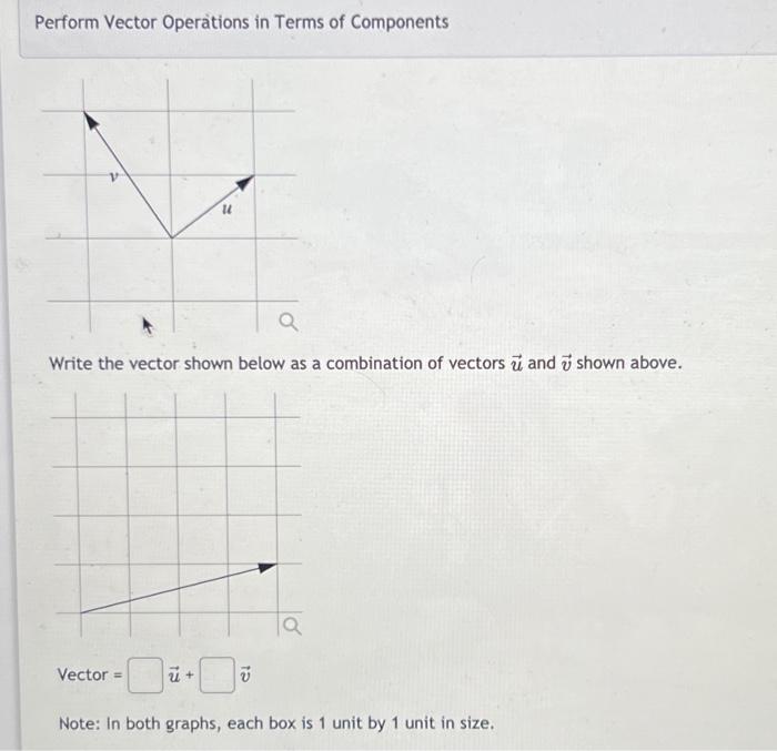 Solved Perform Vector Operations in Terms of Components | Chegg.com