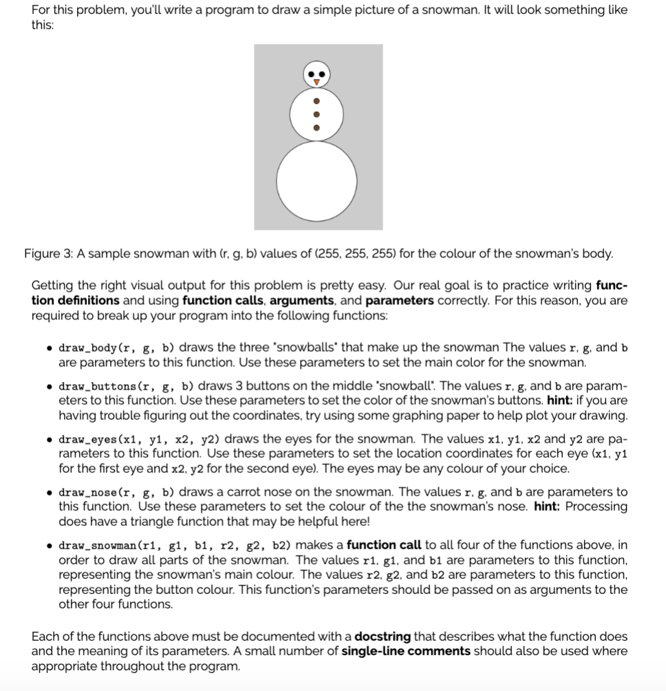 Solved Completel problem using Python on Processing | Chegg.com