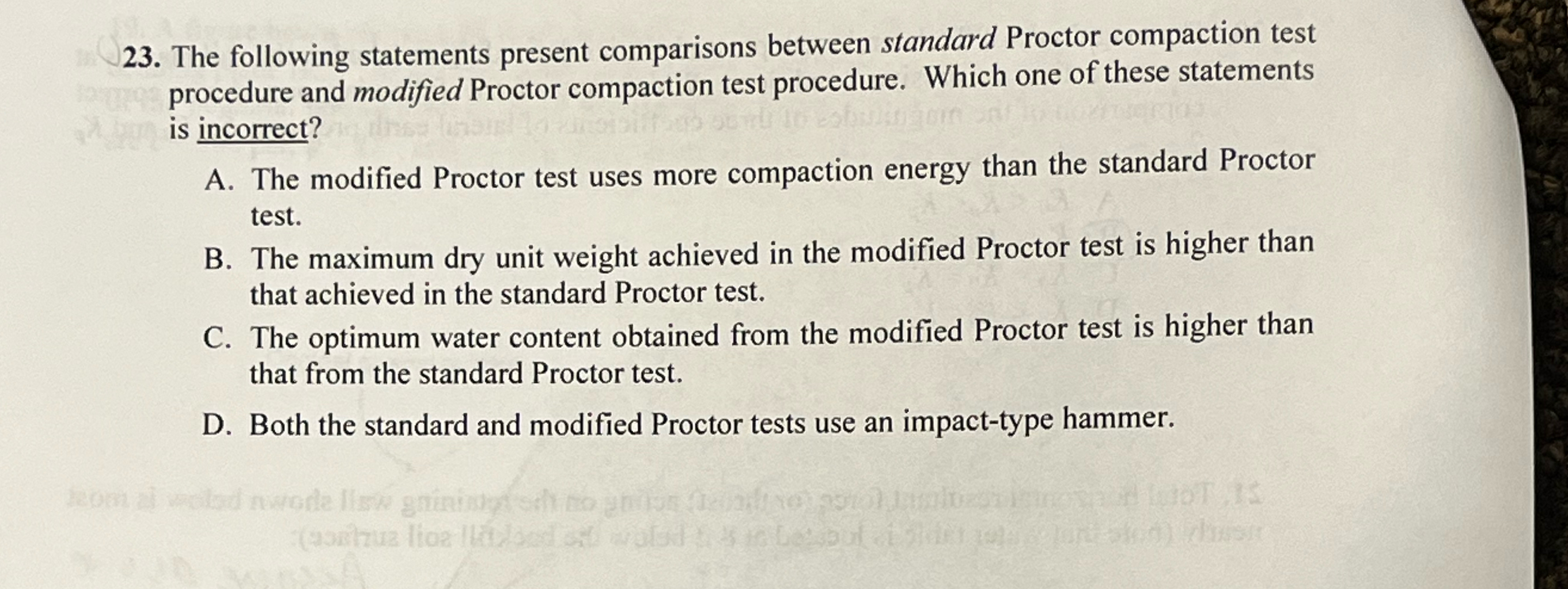 Solved The following statements present comparisons between | Chegg.com