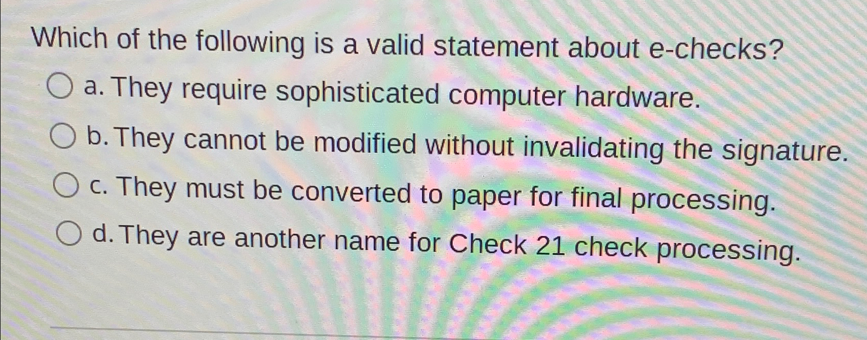 Solved Which of the following is a valid statement about | Chegg.com