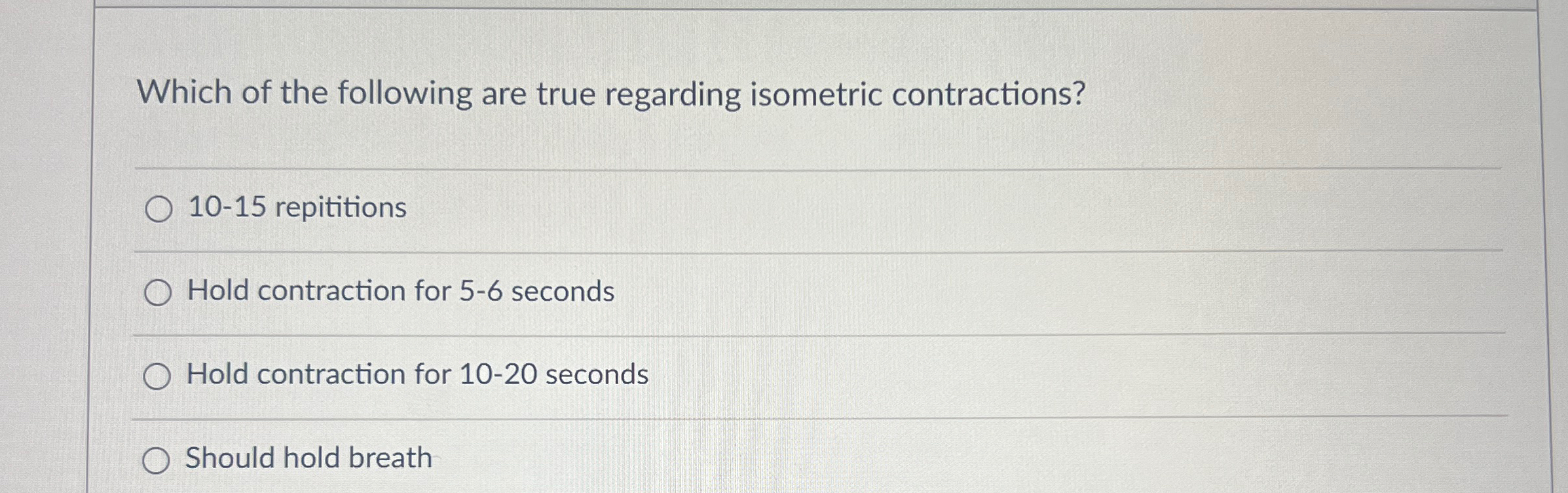 Solved Which of the following are true regarding isometric | Chegg.com