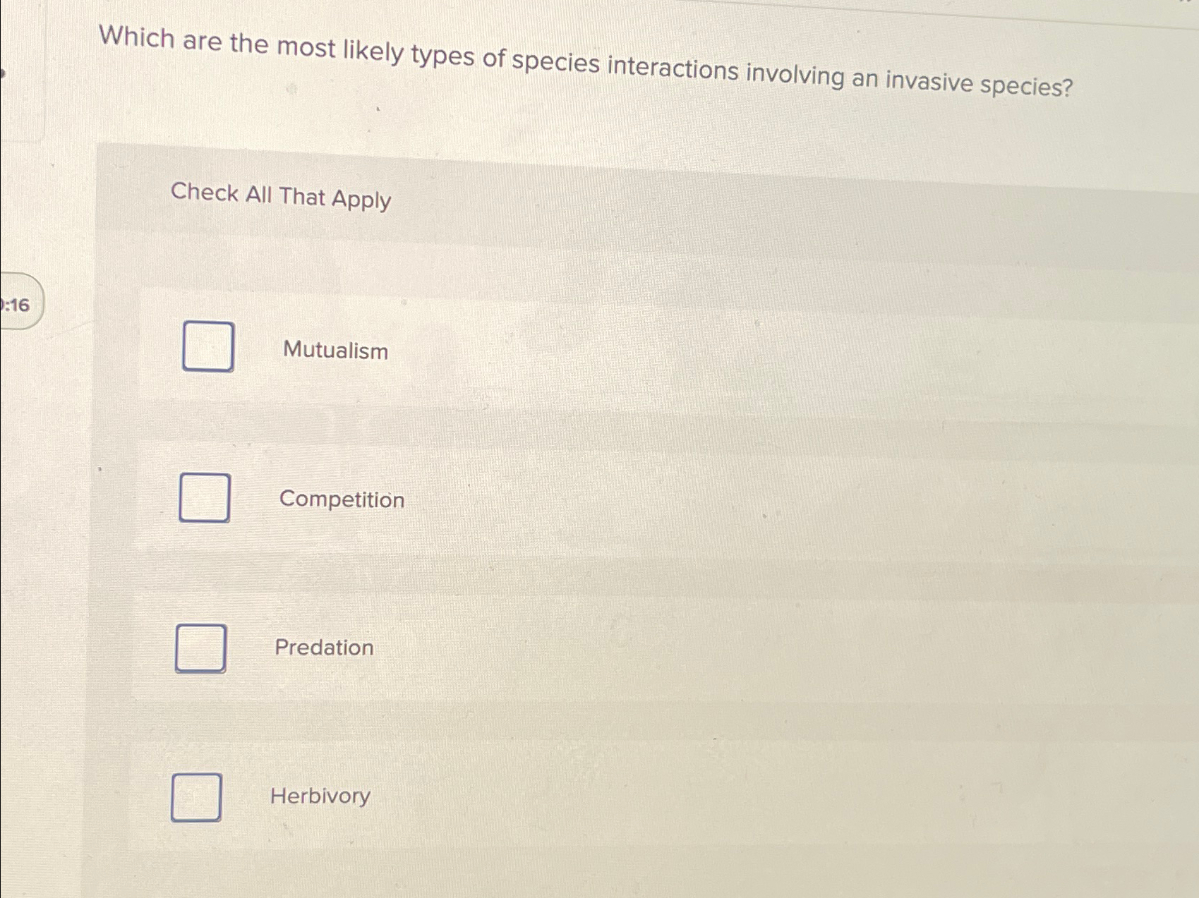 Solved Which are the most likely types of species | Chegg.com