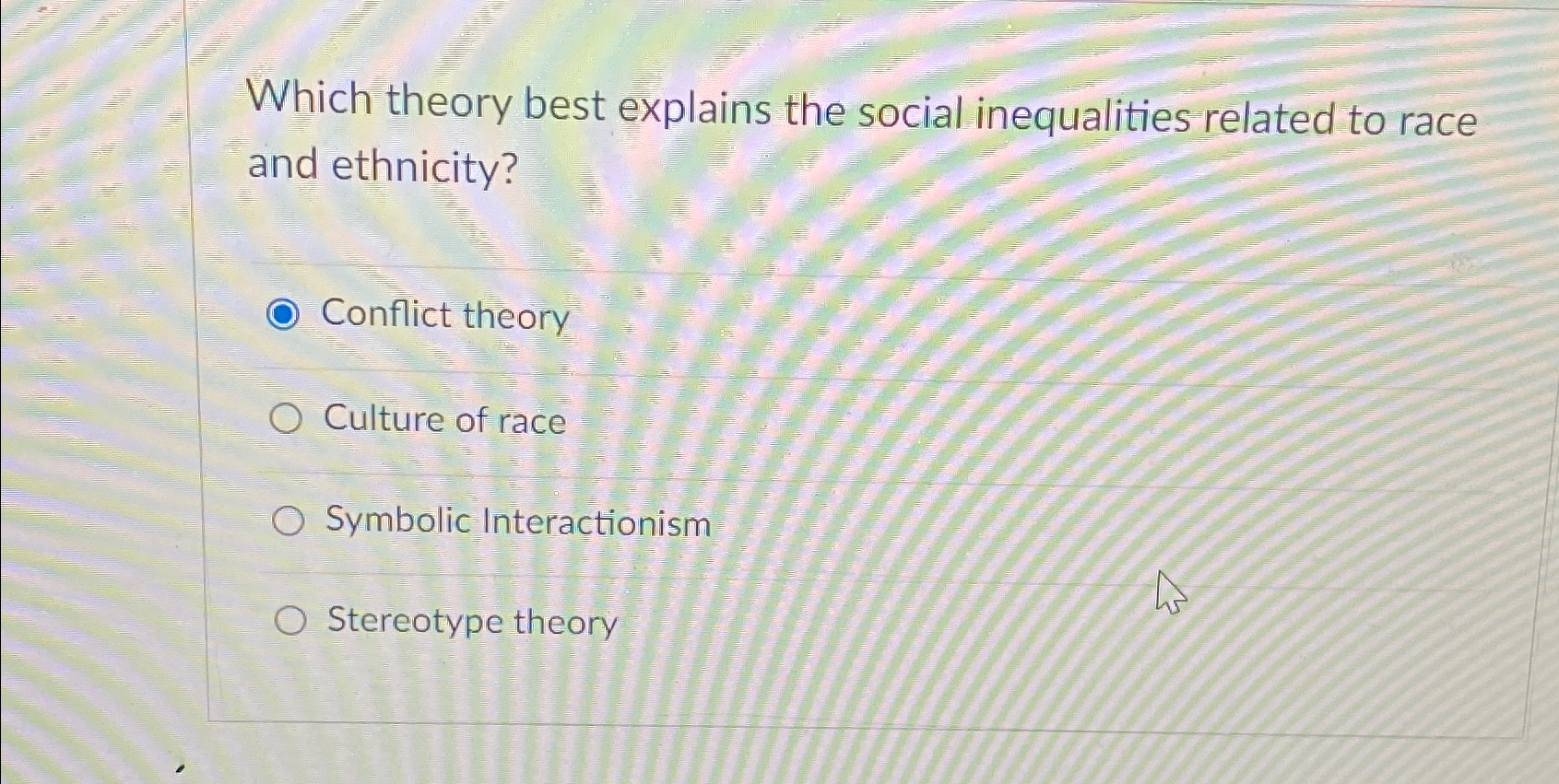 Solved Which theory best explains the social inequalities | Chegg.com