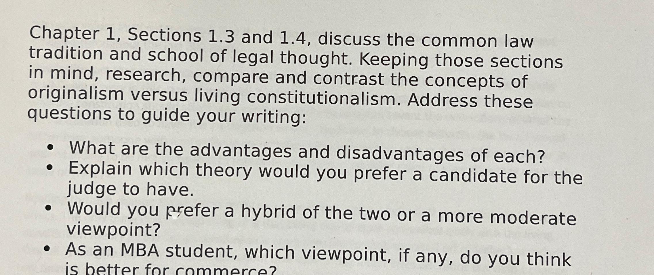 Solved Chapter 1 , ﻿Sections 1.3 ﻿and 1.4 , ﻿discuss the | Chegg.com