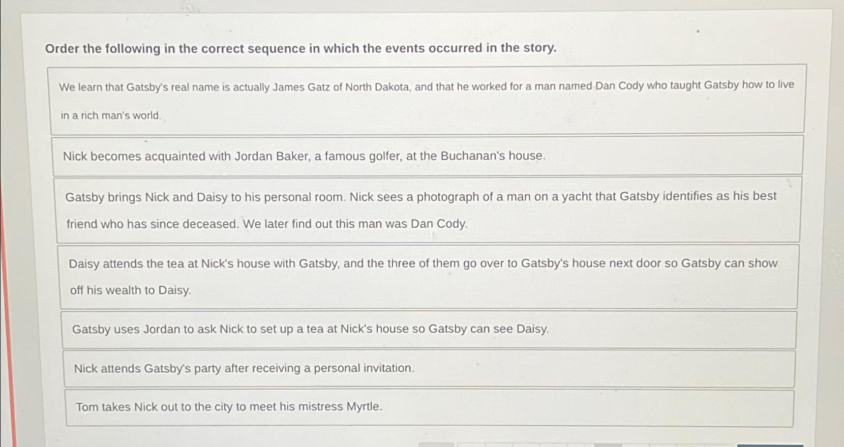 Solved Order the following in the correct sequence in which | Chegg.com