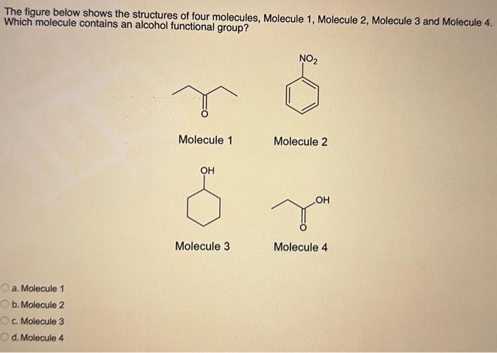 Solved The figure below shows the structures of four | Chegg.com