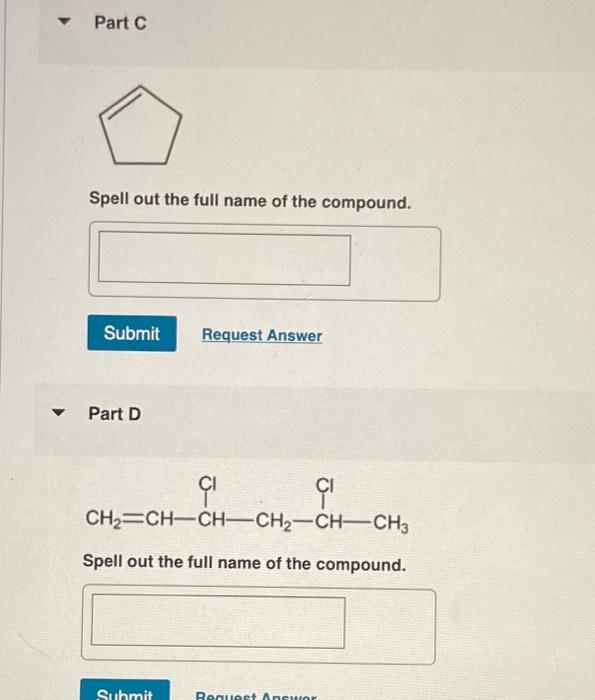 Solved H2C=CH−CH2−CH2−CH3 Spell out the full name of the | Chegg.com