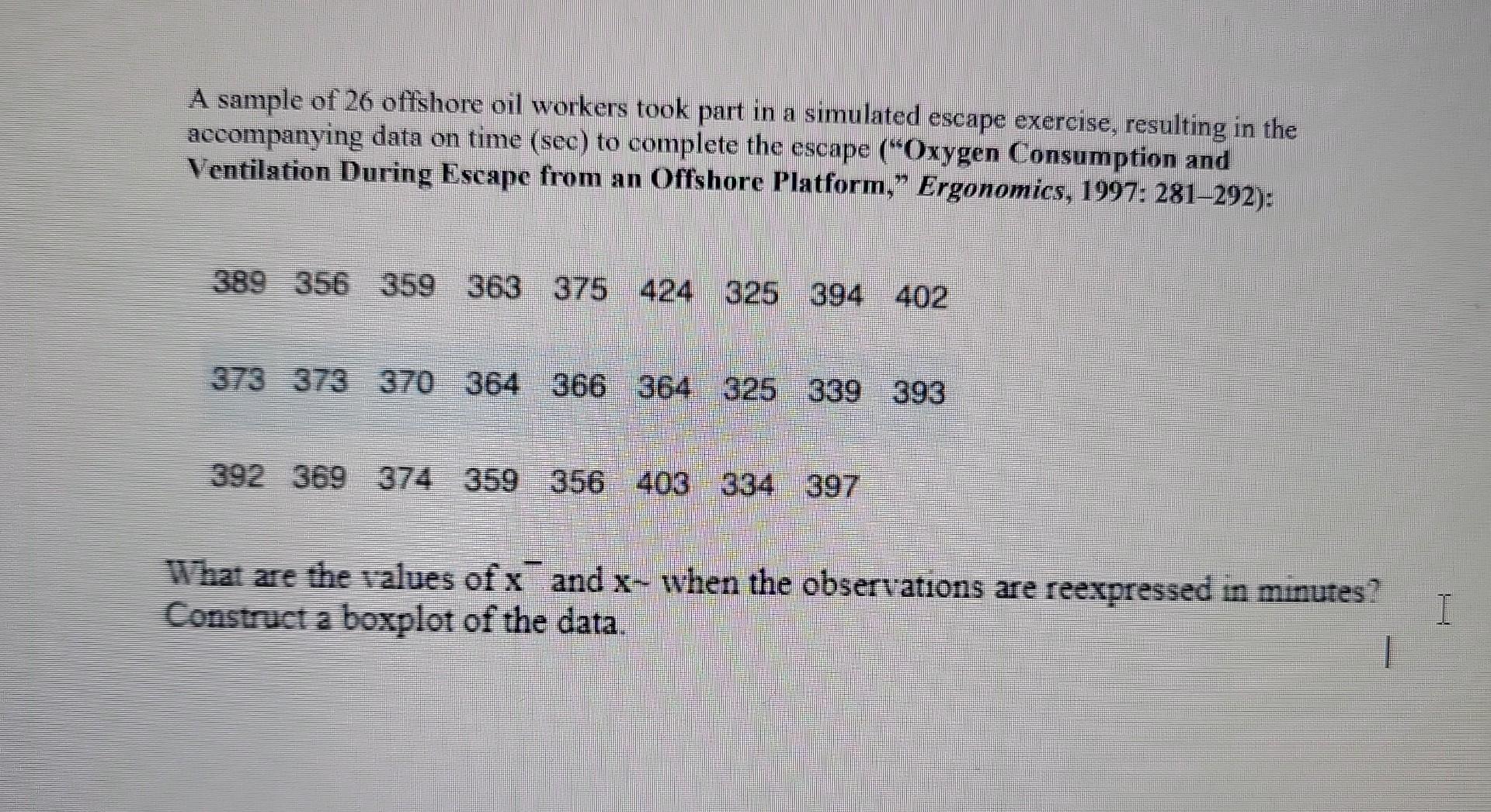 Solved What are the values of x−and x∼ when the observations | Chegg.com