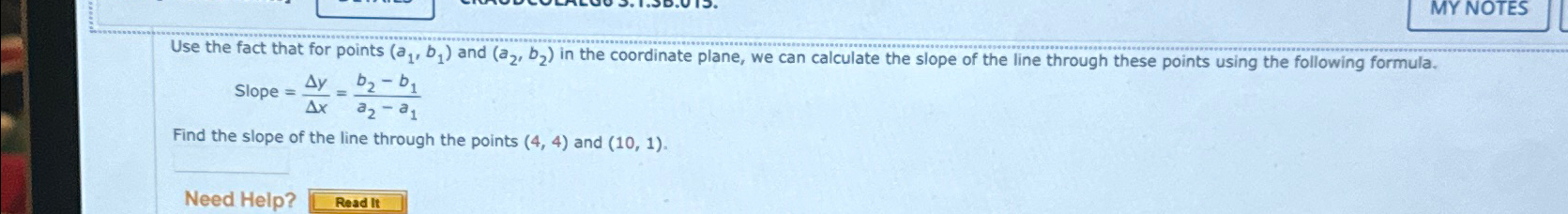 Solved Use the fact that for points (a1,b1) ﻿and (a2,b2) ﻿in | Chegg.com