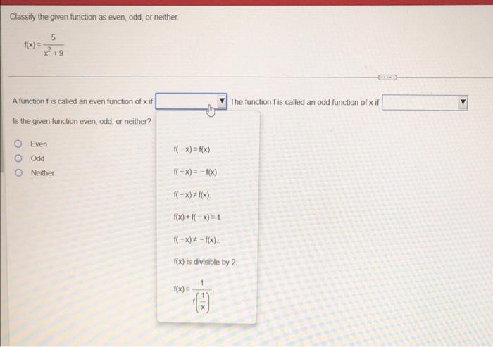 Solved this drop down is the same for the second one too | Chegg.com