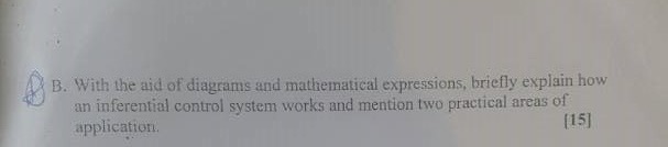 Solved B. ﻿With the aid of diagrams and mathematical | Chegg.com